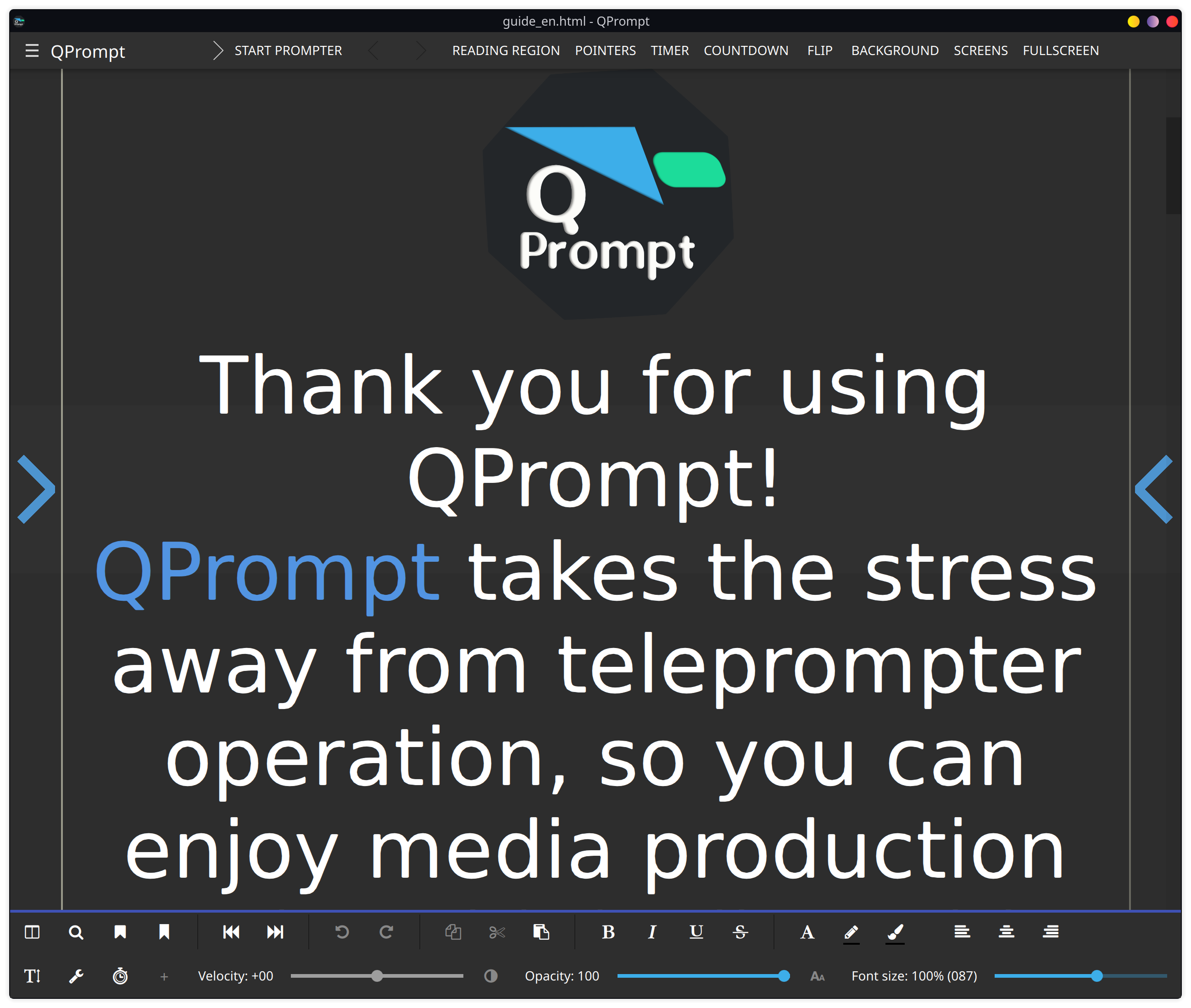 QPrompt, Imaginary Teleprompter's spiritual successor - Imaginary Tech